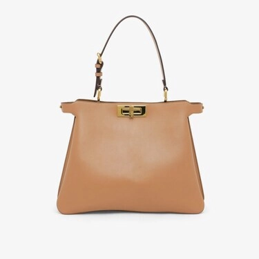 Fendi Peekaboo Soft Medium Bag - Beige