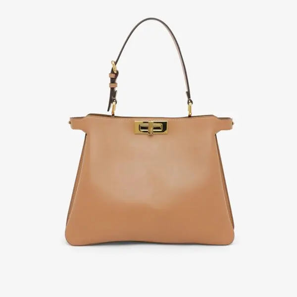 Fendi Peekaboo Soft Medium Bag - Beige