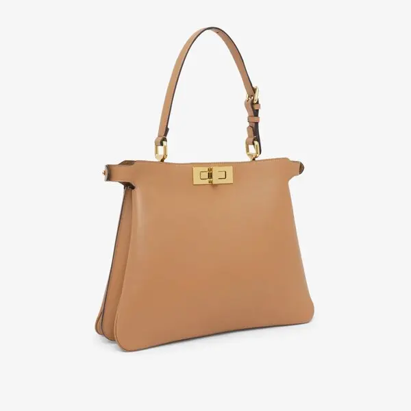 Fendi Peekaboo Soft Medium Bag - Beige