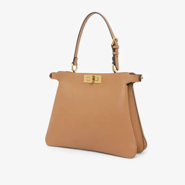 Fendi Peekaboo Soft Medium Bag - Beige