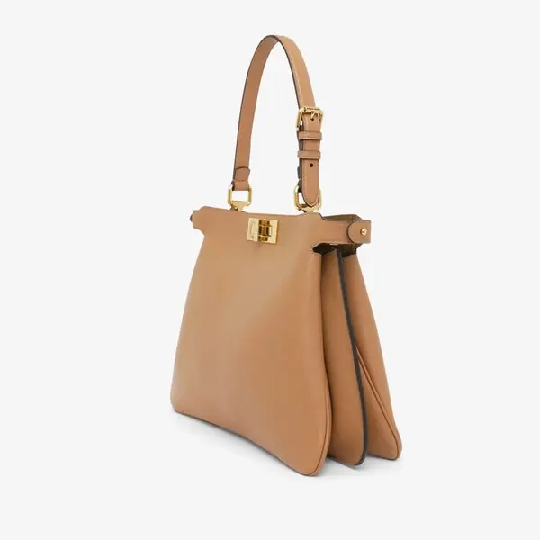 Fendi Peekaboo Soft Medium Bag - Beige