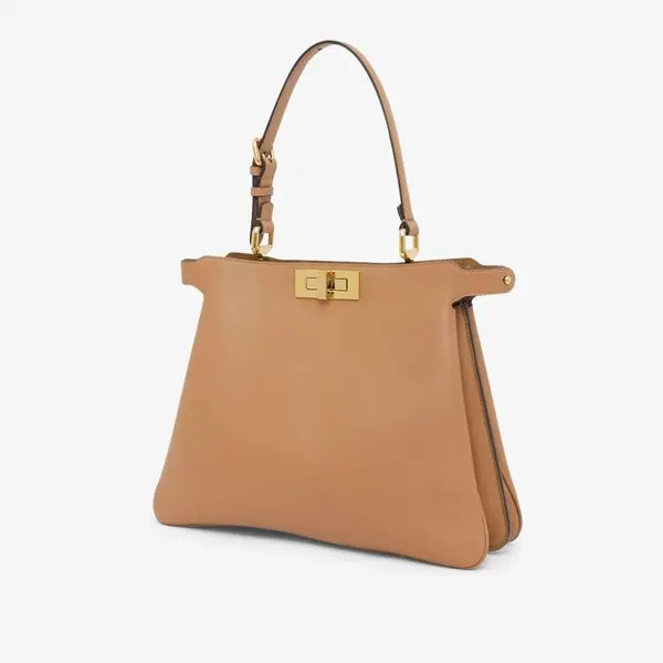 Fendi Peekaboo Soft Medium Bag - Beige