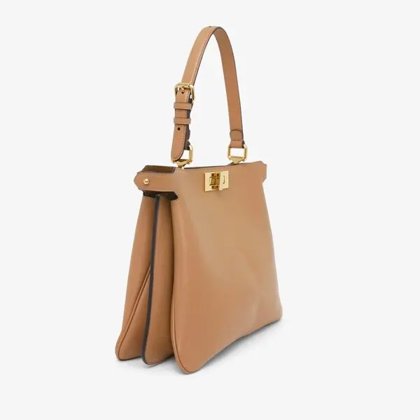 Fendi Peekaboo Soft Medium Bag - Beige