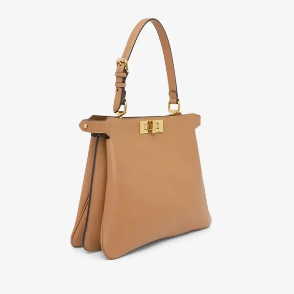 Fendi Peekaboo Soft Medium Bag - Beige
