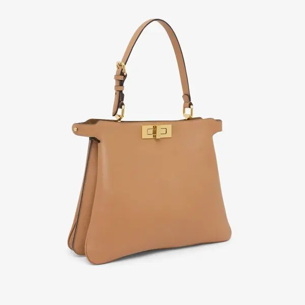 Fendi Peekaboo Soft Medium Bag - Beige