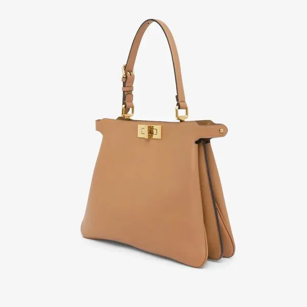 Fendi Peekaboo Soft Medium Bag - Beige