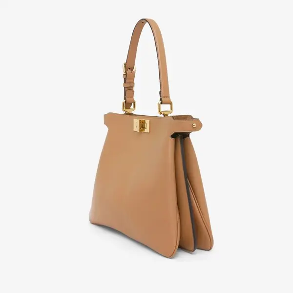 Fendi Peekaboo Soft Medium Bag - Beige