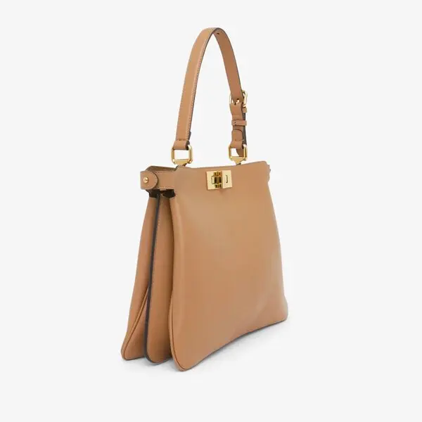 Fendi Peekaboo Soft Medium Bag - Beige