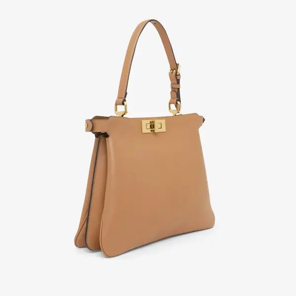 Fendi Peekaboo Soft Medium Bag - Beige