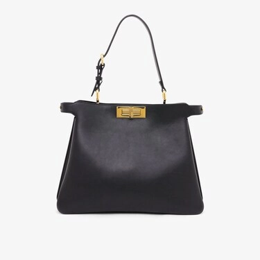 Fendi Peekaboo Soft Medium Bag - Black