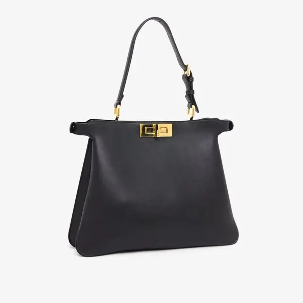 Fendi Peekaboo Soft Medium Bag - Black