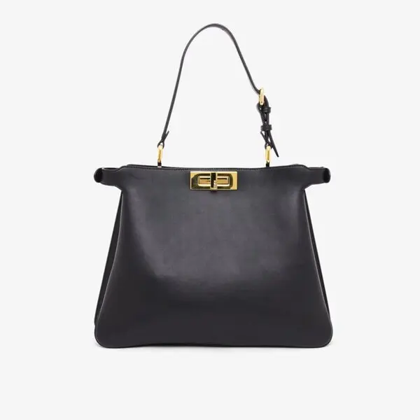 Fendi Peekaboo Soft Medium Bag - Black
