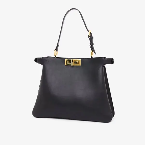 Fendi Peekaboo Soft Medium Bag - Black