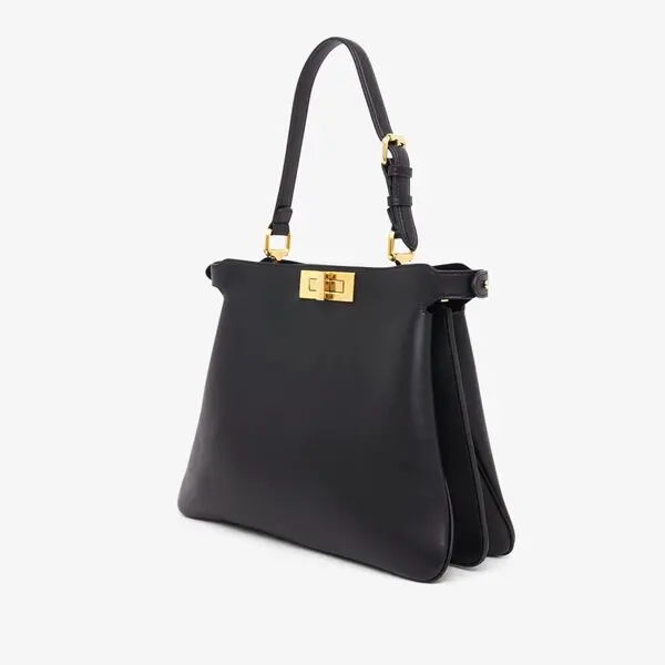 Fendi Peekaboo Soft Medium Bag - Black