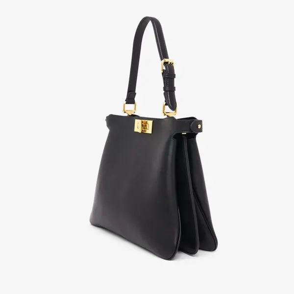 Fendi Peekaboo Soft Medium Bag - Black