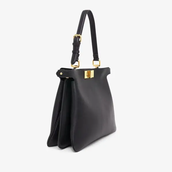 Fendi Peekaboo Soft Medium Bag - Black