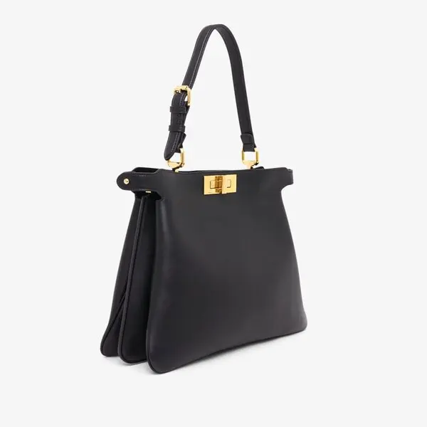 Fendi Peekaboo Soft Medium Bag - Black