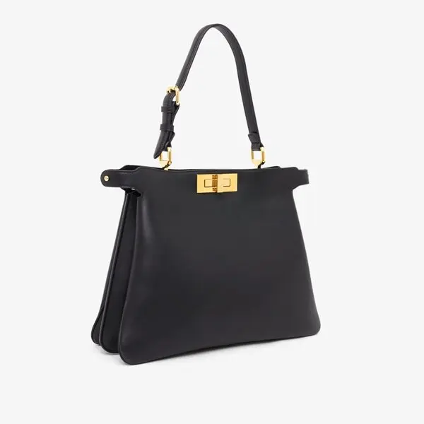 Fendi Peekaboo Soft Medium Bag - Black