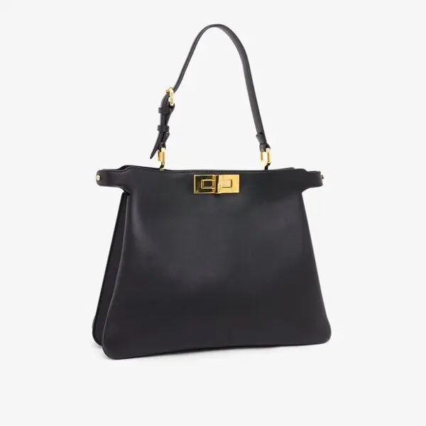 Fendi Peekaboo Soft Medium Bag - Black
