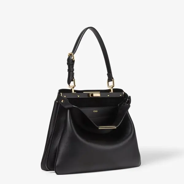 Fendi Peekaboo Soft Medium Bag - Black