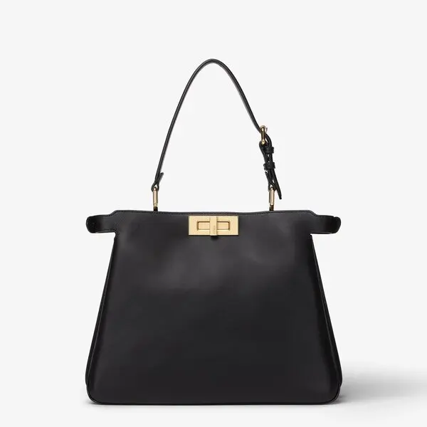 Fendi Peekaboo Soft Medium Bag - Black