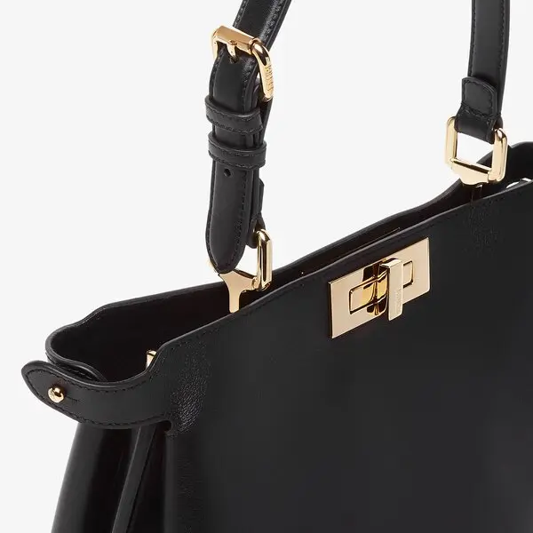 Fendi Peekaboo Soft Medium Bag - Black