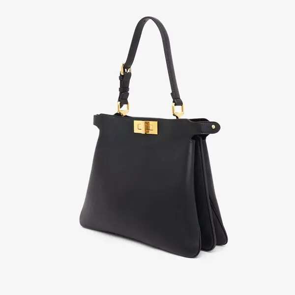 Fendi Peekaboo Soft Medium Bag - Black