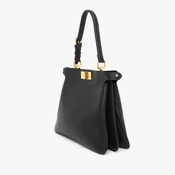 Fendi Peekaboo Soft Medium Bag - Black