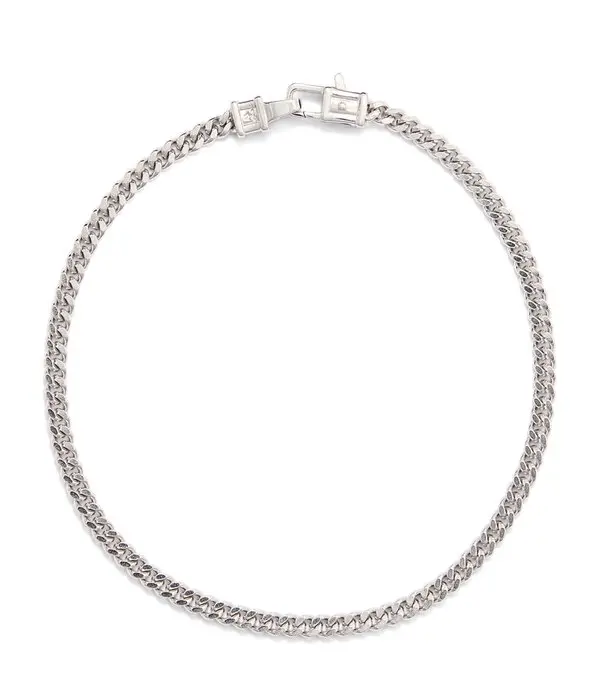 Tom Wood Medium Sterling Curb Chain Bracelet - Silver