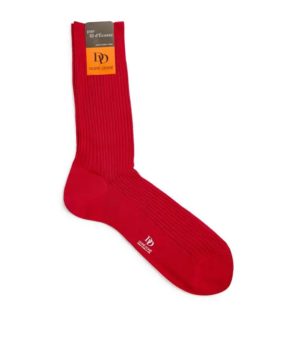 DORE DORE Cotton Rib-knit Socks