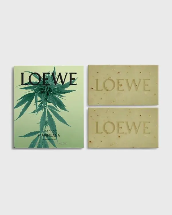 Loewe Marihuana Mini Soaps, 2 X 4.4 Oz