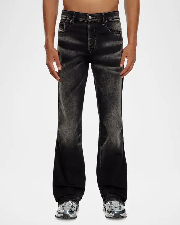 Diesel 1998 D-Buck Bootcut Jeans In Black/Deni - 60% Off