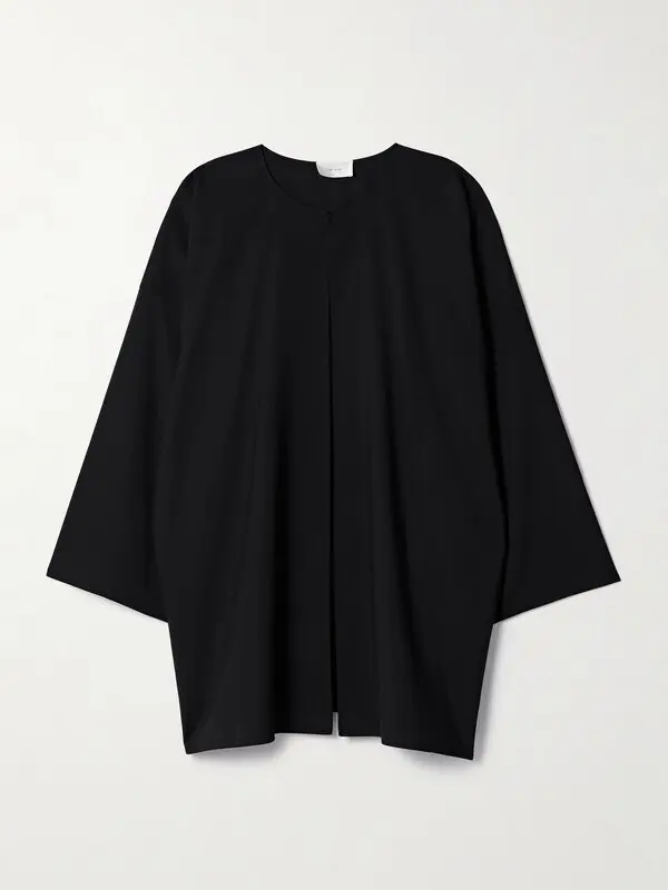 THE ROW Raj Wool-crepe Jacket