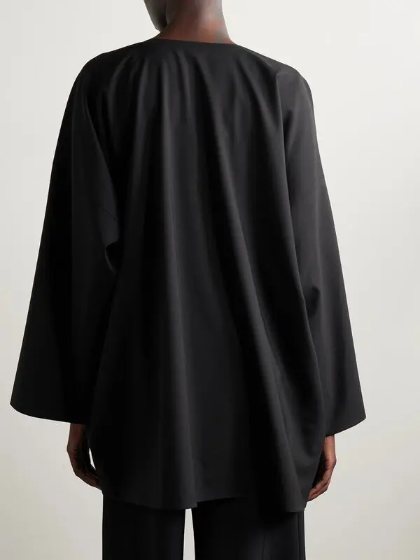 THE ROW Raj Wool-crepe Jacket