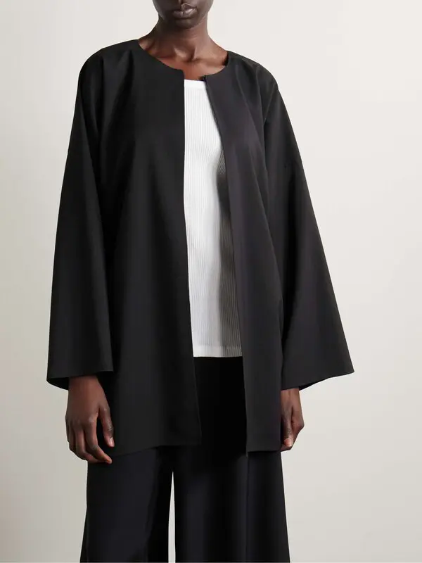 THE ROW Raj Wool-crepe Jacket