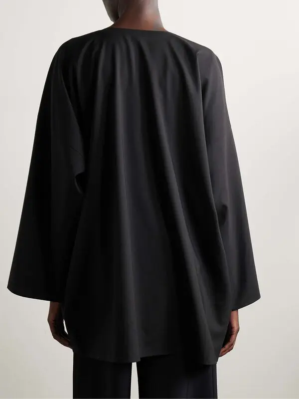 THE ROW Raj Wool-crepe Jacket