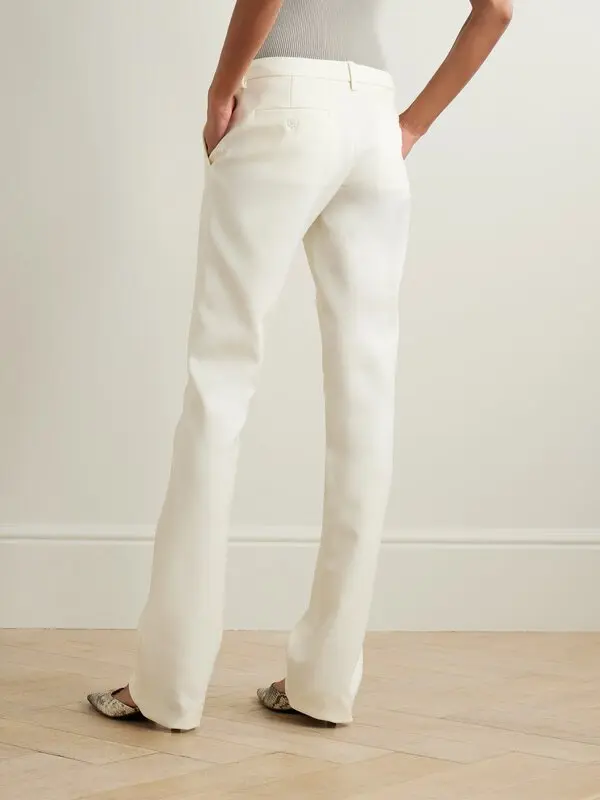 Acne Studios Wool-blend Twill Flared Pants