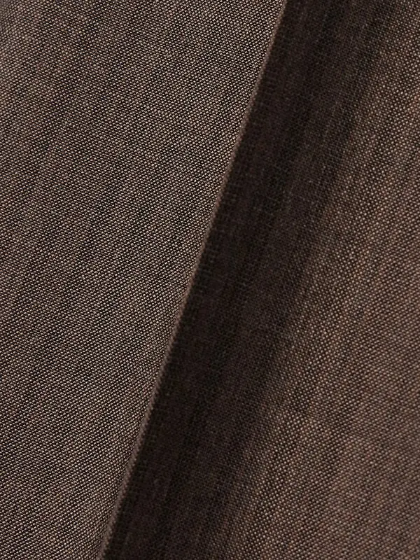 THE ROW Lonan Grain De Poudre Mohair And Wool-blend Pants