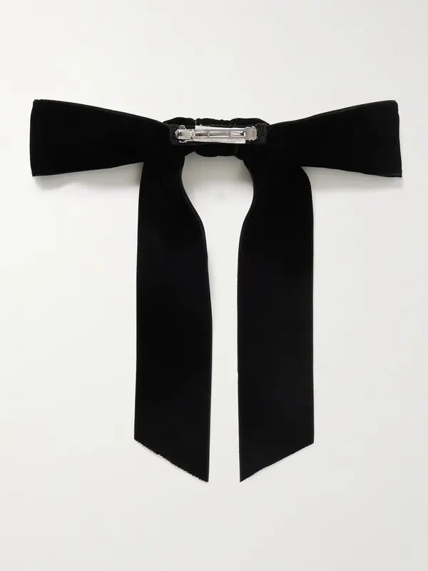 JENNIFER BEHR Velvet Bow Hair Clip