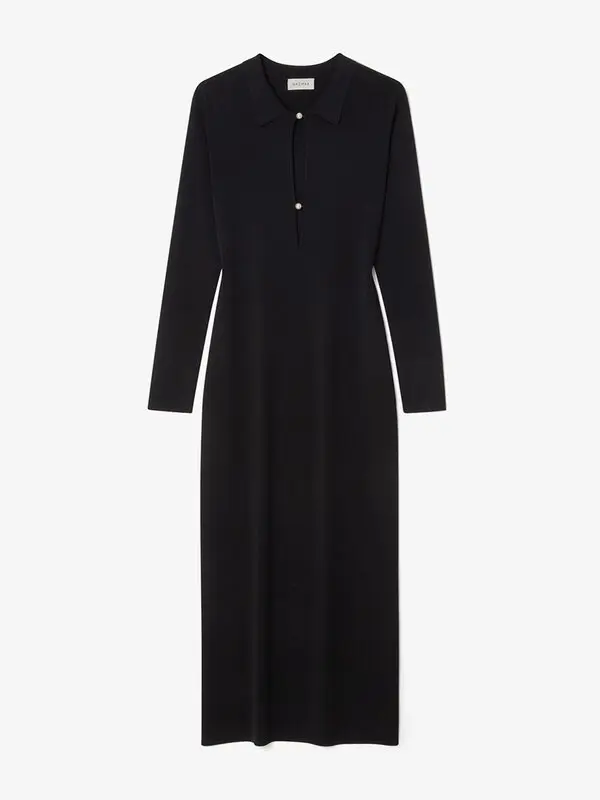 HOUSE OF DAGMAR Pearl Button Dress