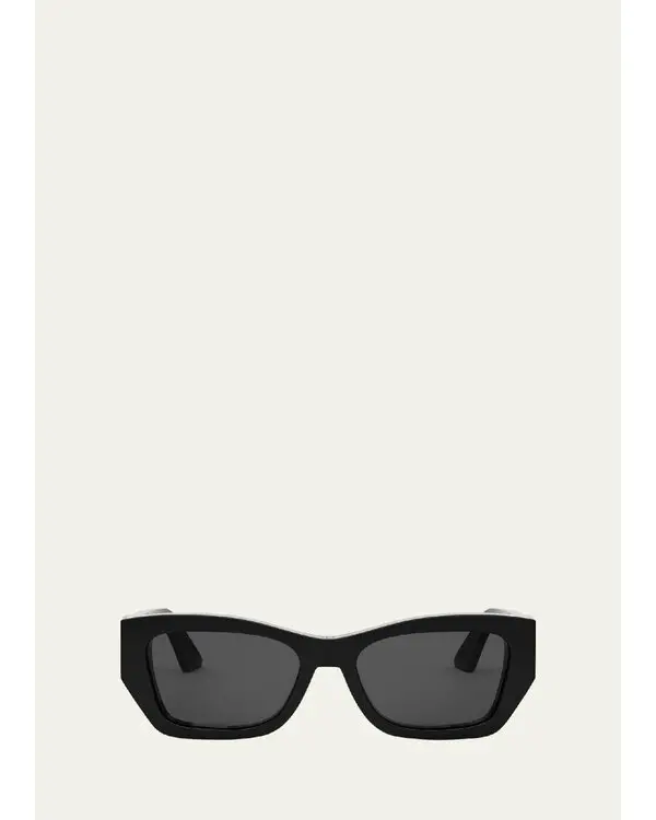 Dior Missdior S1i Rectangle Sunglasses - Black/smoke