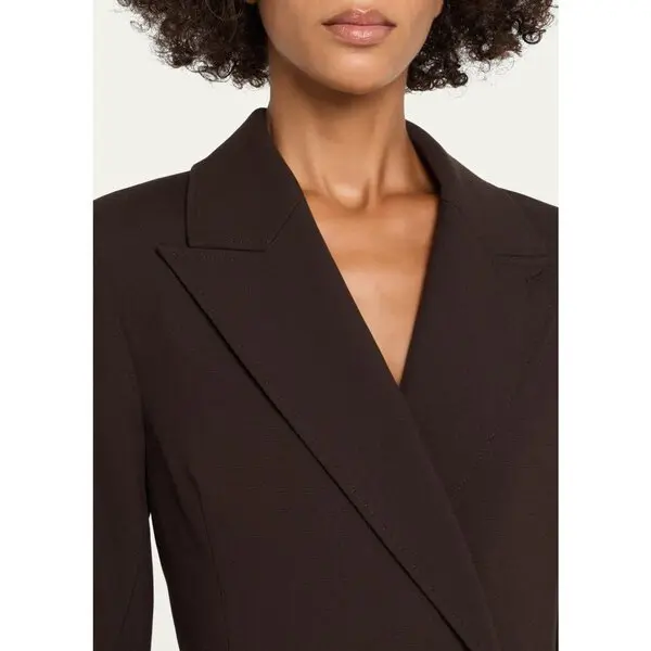 Simkhai Surabhi Hourglass Blazer - Chocolate