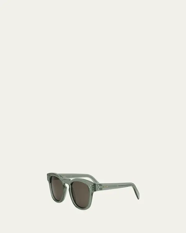 Celine Acetate Round Sunglasses