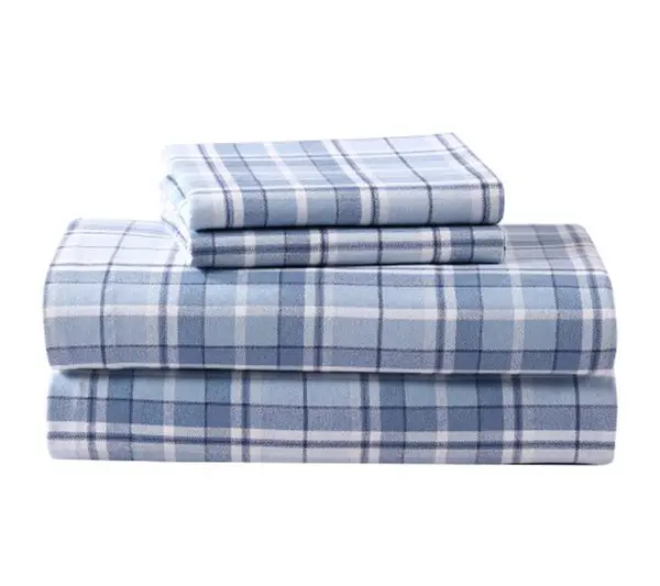 Laura Ashley Mulholland Plaid Blue Twin Sheet S Et - One-color