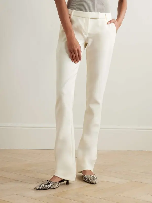 Acne Studios Wool-blend Twill Flared Pants