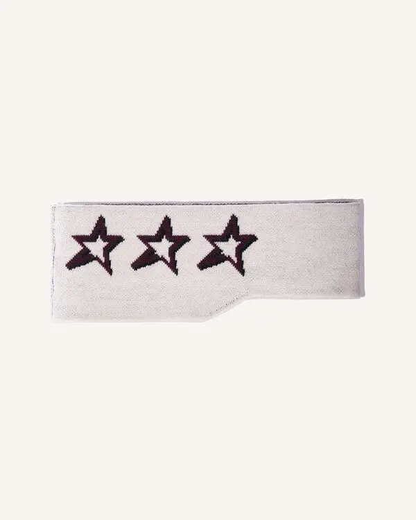 Perfect Moment Star Merino Wool Headband - White
