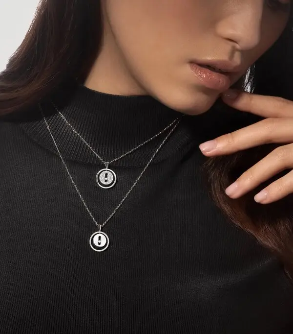 Messika Lucky Move White Gold And Diamond Necklace