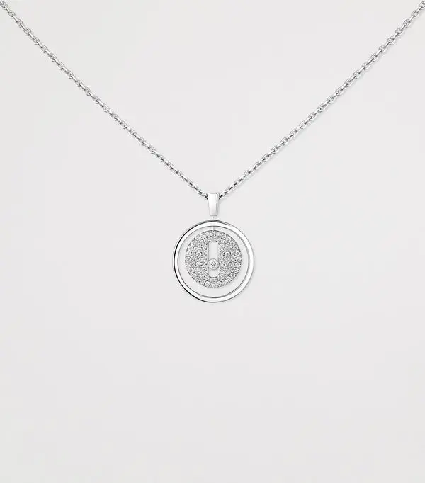Messika Lucky Move White Gold And Diamond Necklace