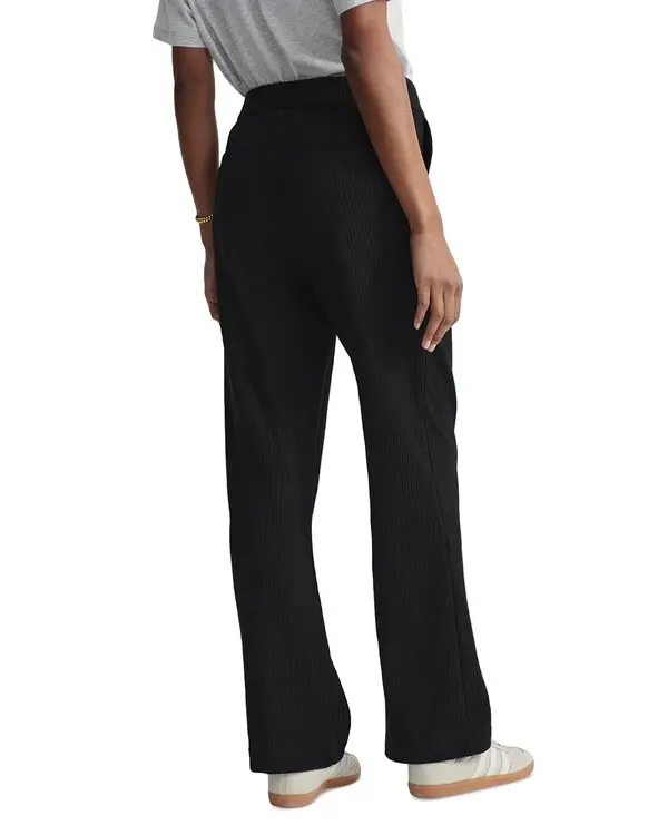 Varley Aberdeen Ribbed Knit Pants - Black