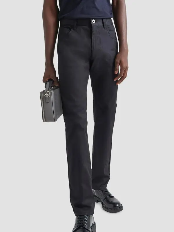 Prada Five-pocket Stretch Drill Jeans
